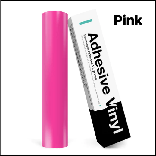 Pink Adhesive Vinyl – Print Cut Press